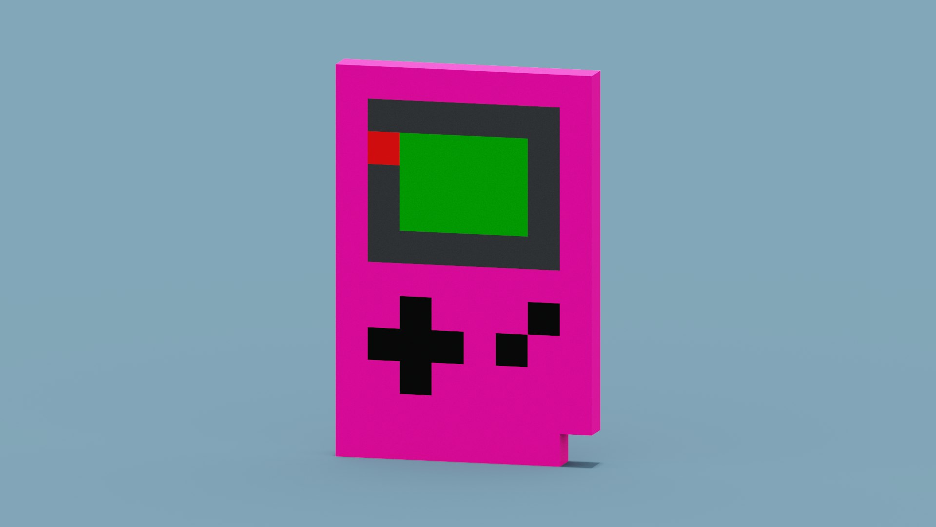 3D Pink Gameboy Model - TurboSquid 2000065