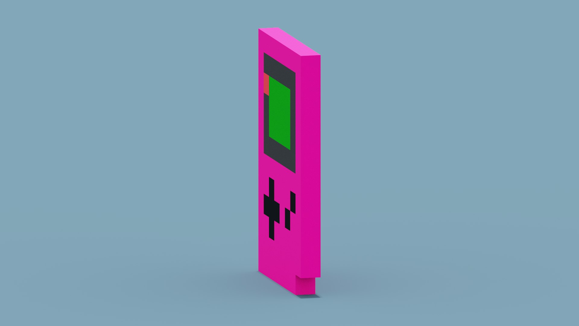 3D Pink Gameboy Model - TurboSquid 2000065