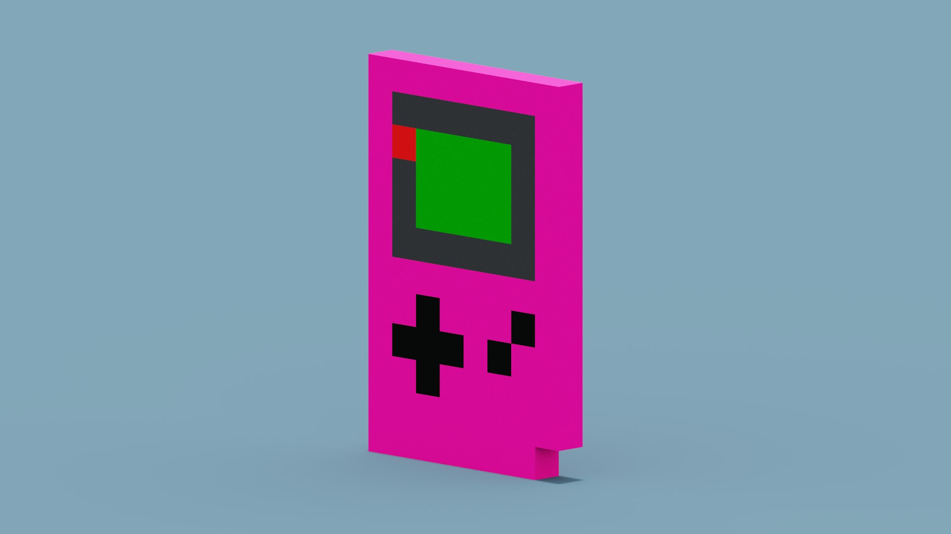 3D Pink Gameboy Model - TurboSquid 2000065