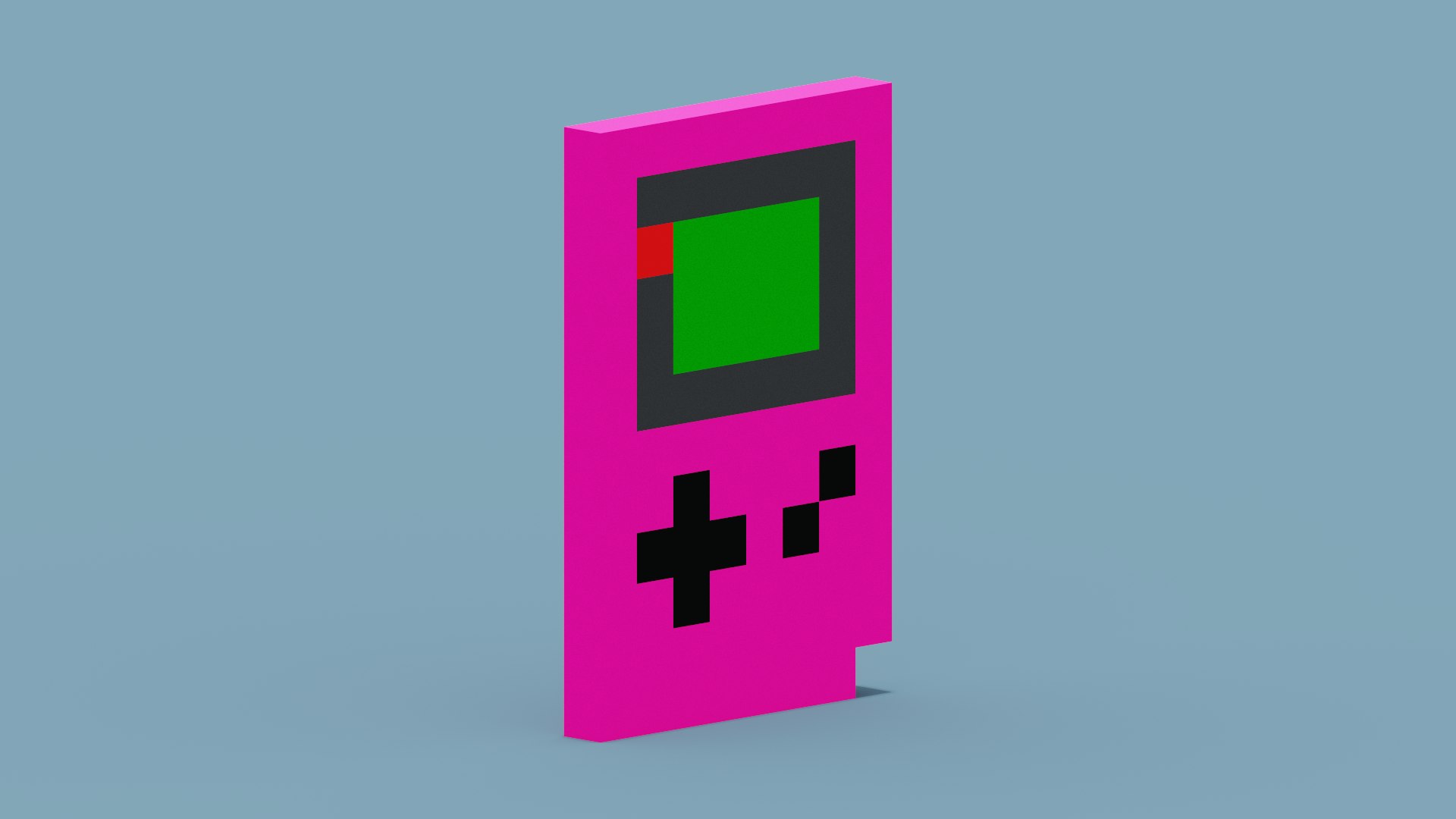 3D Pink Gameboy Model - TurboSquid 2000065