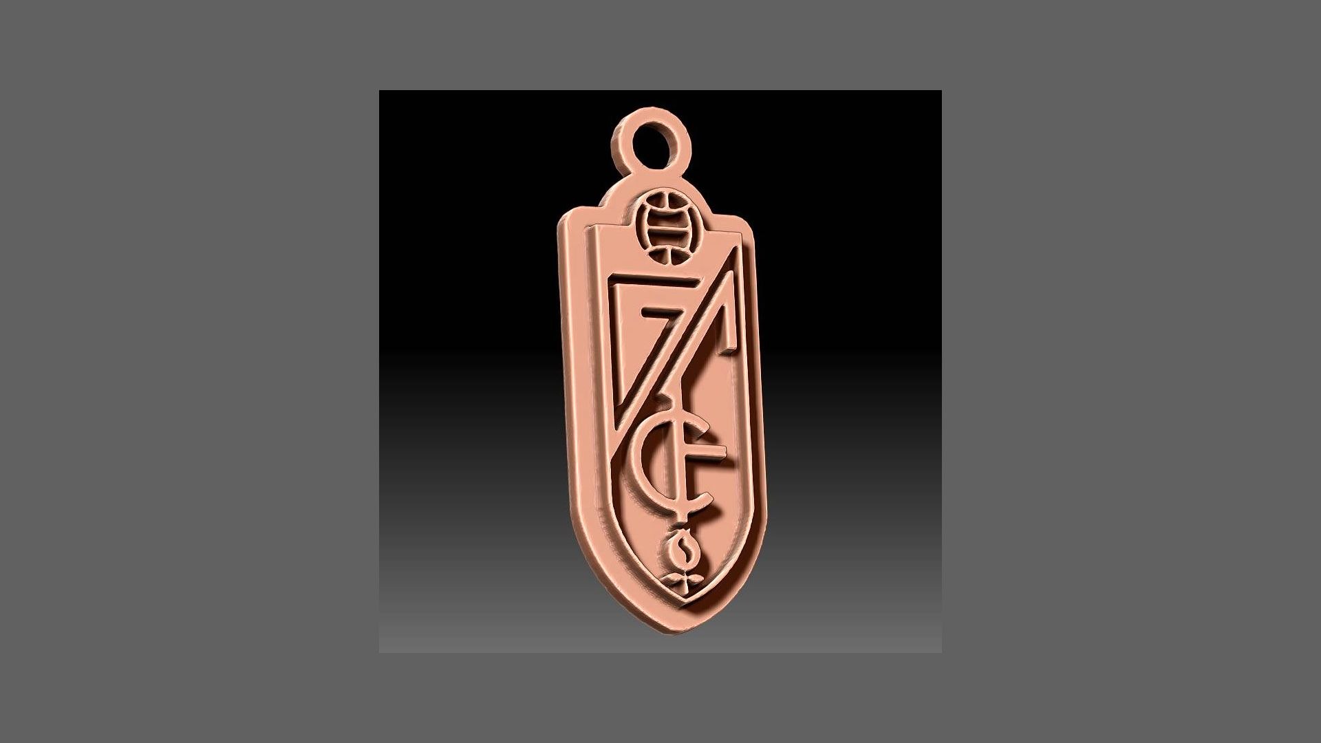 3D Granada Logo Team Printable And Renderable Keychan - TurboSquid 2227023