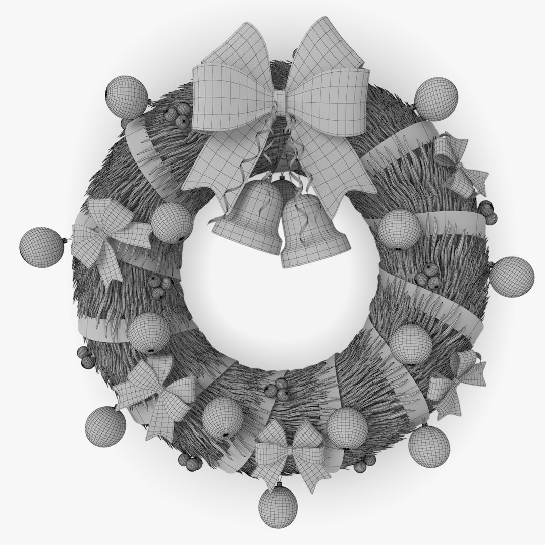 3d christmas wreath