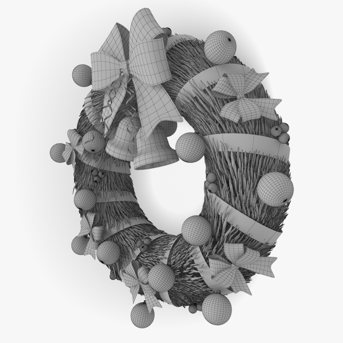 3d christmas wreath