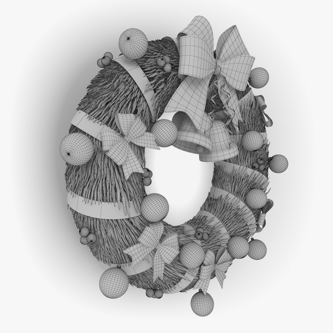 3d christmas wreath