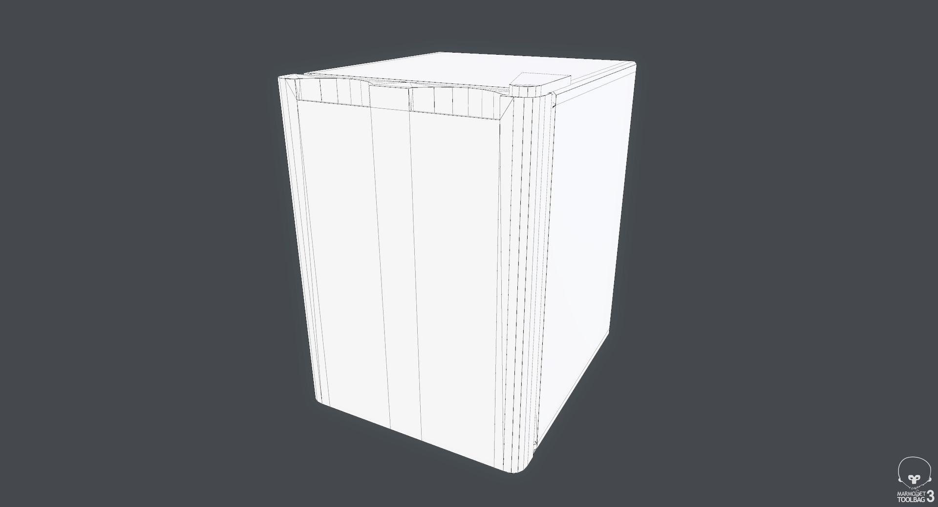 3D Mini Fridge Model - TurboSquid 1221614