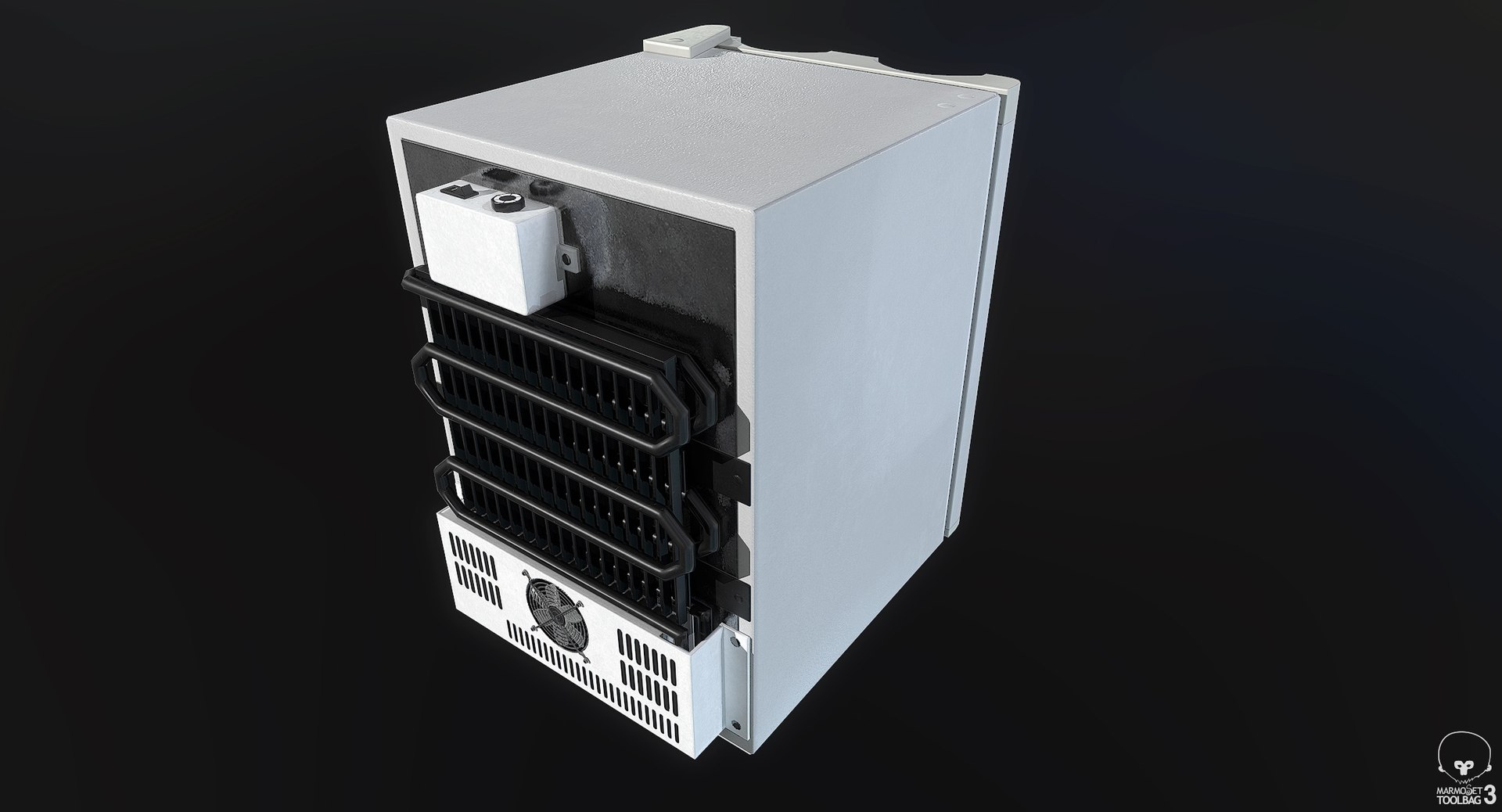 3D Mini Fridge Model - TurboSquid 1221614
