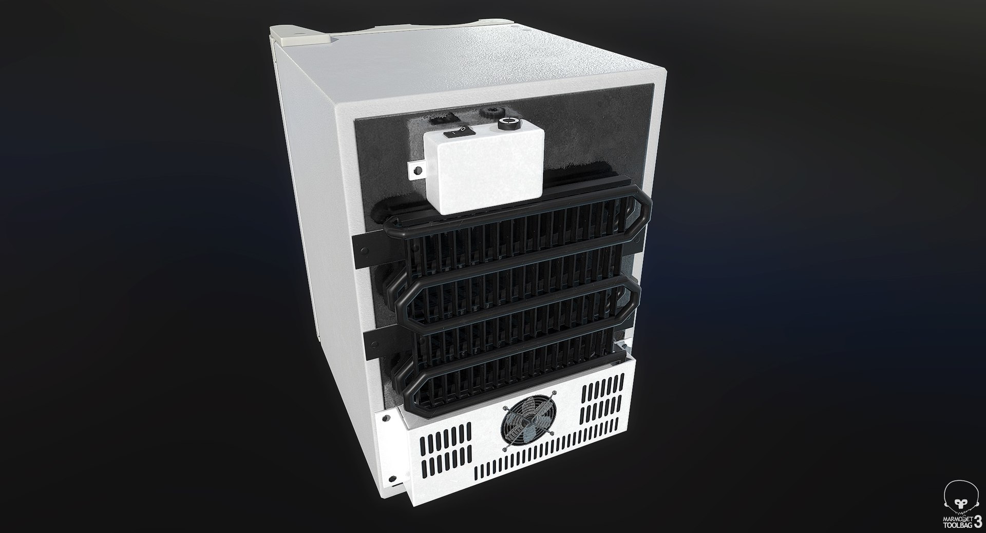 3D Mini Fridge Model - TurboSquid 1221614