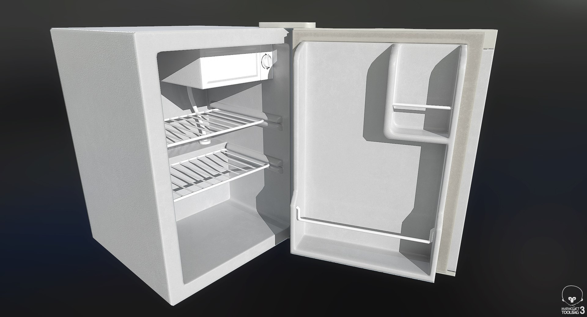 3D Mini Fridge Model - TurboSquid 1221614