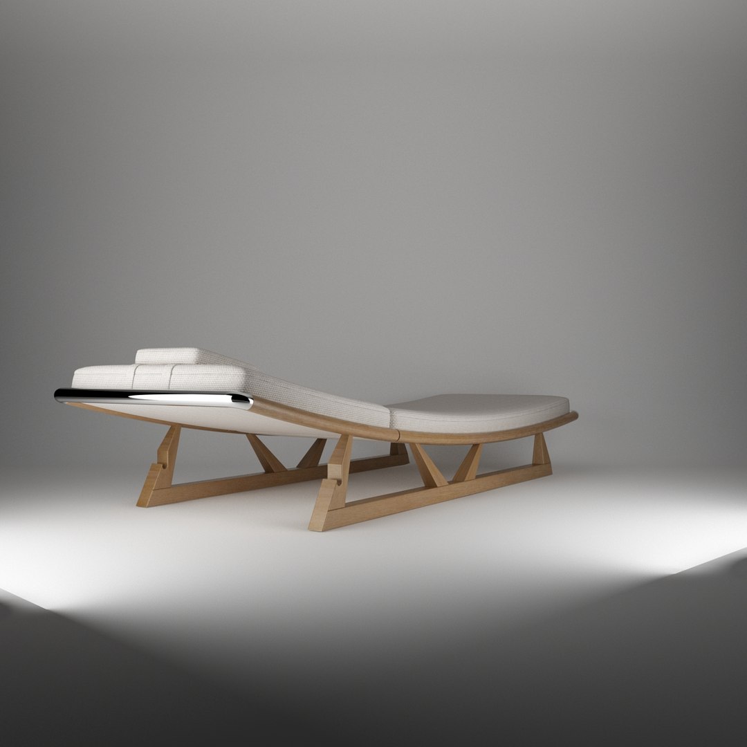 Single Sunbed Model - TurboSquid 1229869