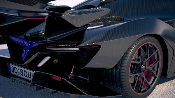 3D gumpert apollo intensa - TurboSquid 1243224