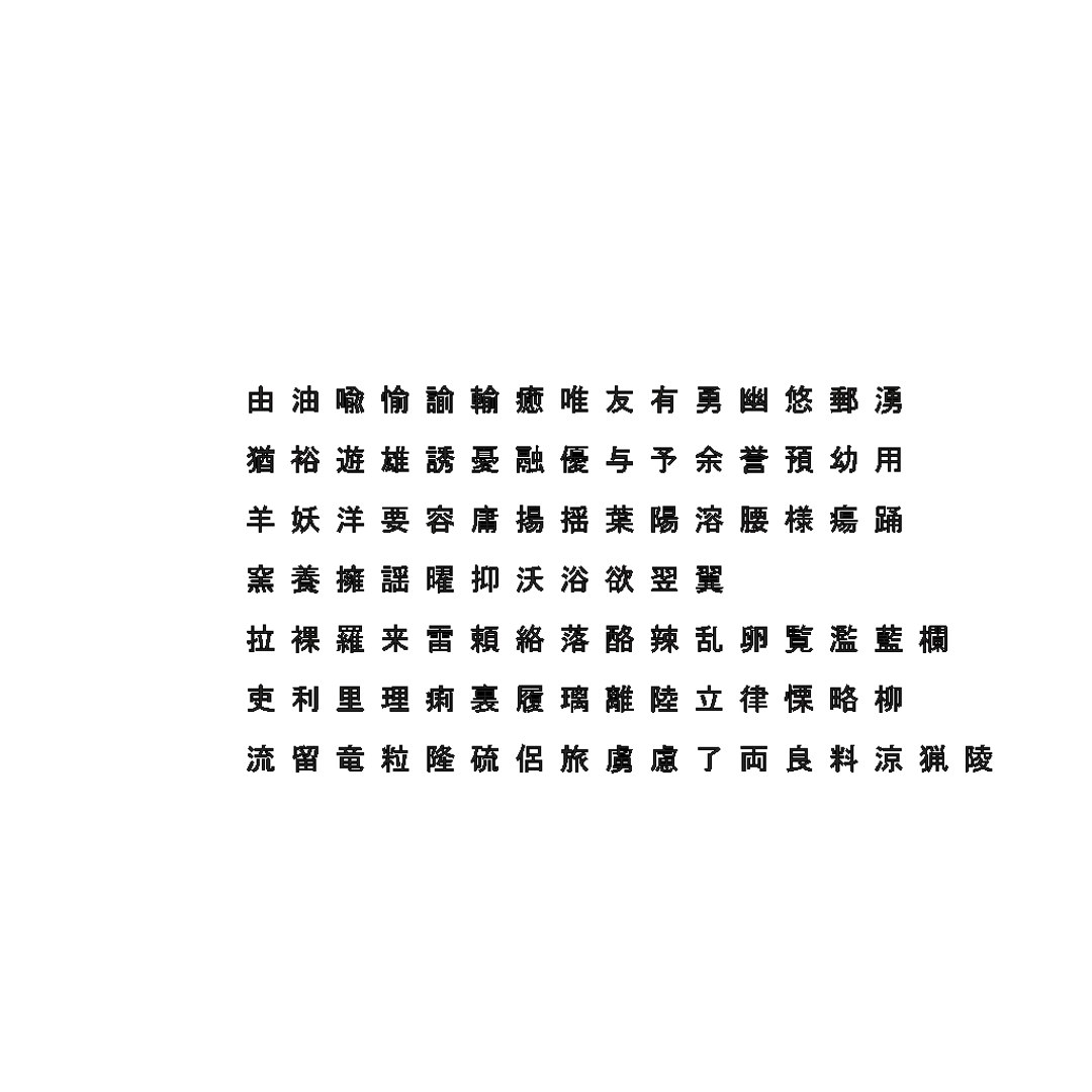 3D Chinese Ms Gothic Font Model - TurboSquid 1207635