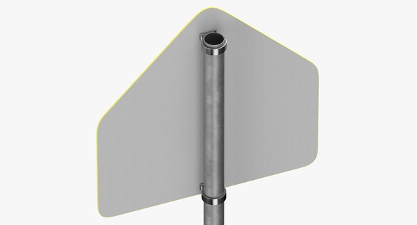 Pentagon Street Signs Cylinder,Square and U Shape 3D model - TurboSquid ...