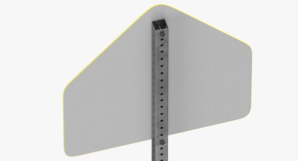 modelo 3d Pentágono Street Signs Cilindro cuadrado y forma de U ...