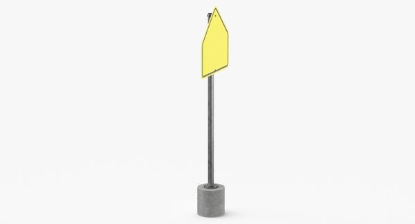 Pentagon Street Signs Cylinder,Square and U Shape 3D model - TurboSquid ...