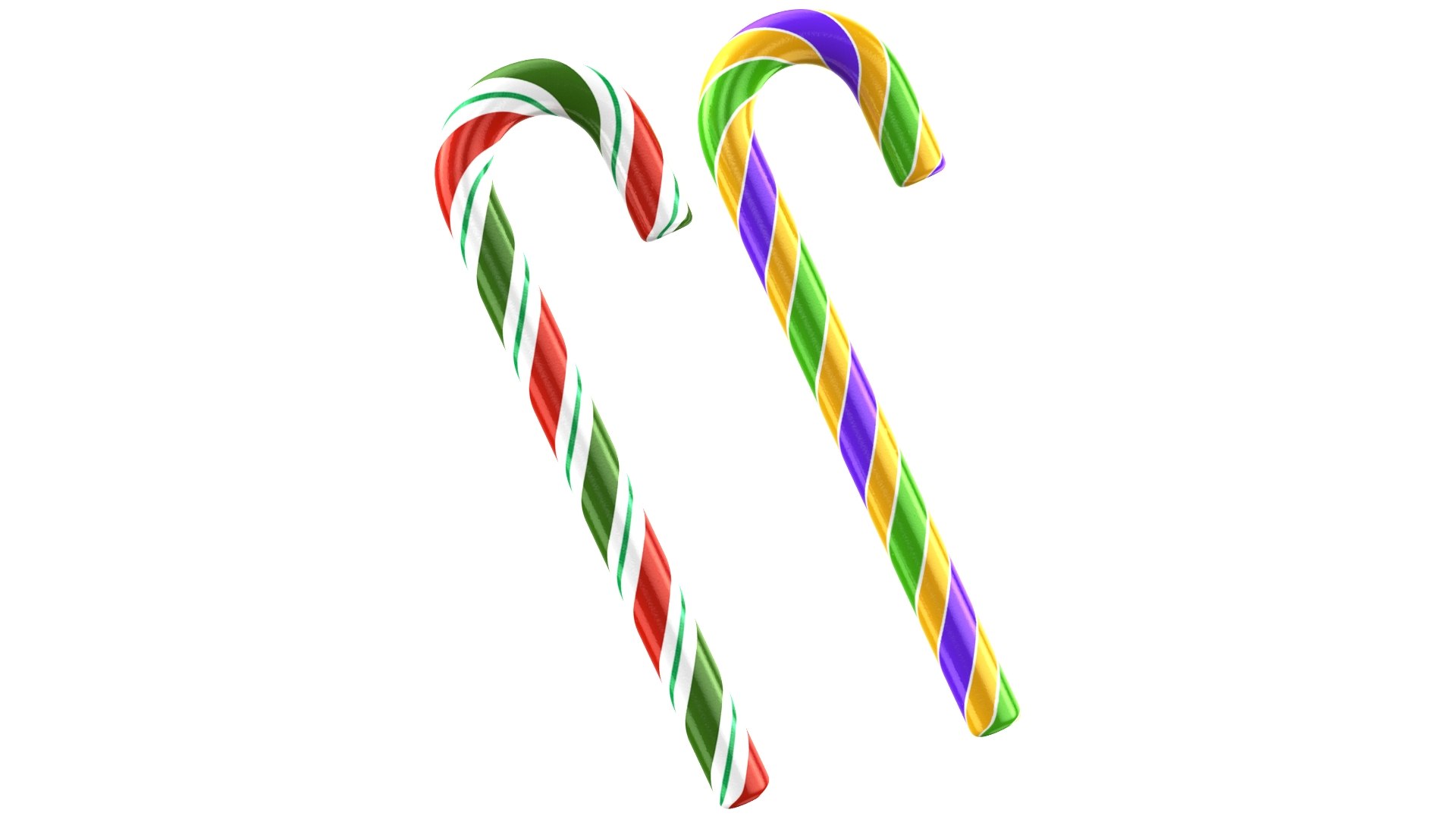 Detailed Christmas Candy Cane 3D model - TurboSquid 2156524