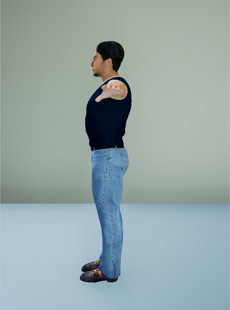 3d Character Player Model