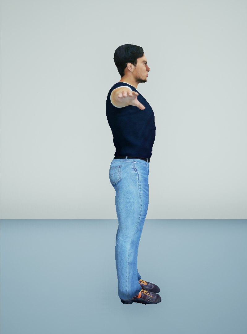 3d Character Player Model