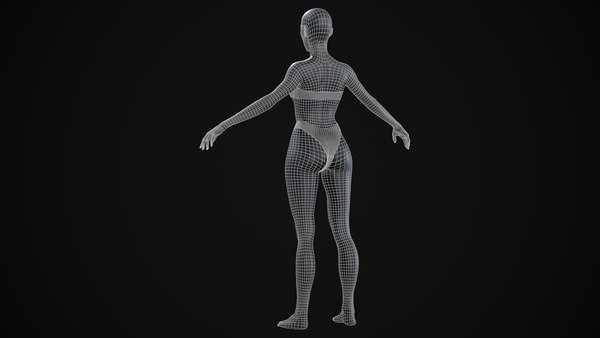 3D Black woman body model - TurboSquid 1719116