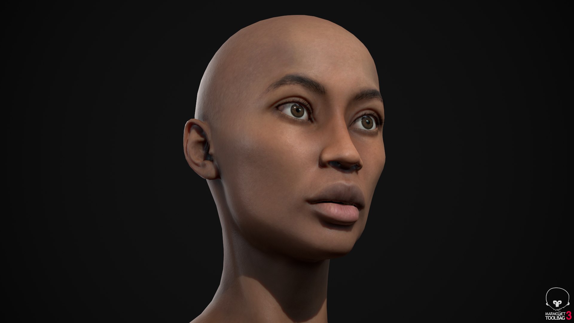 3D Black woman body model - TurboSquid 1719116