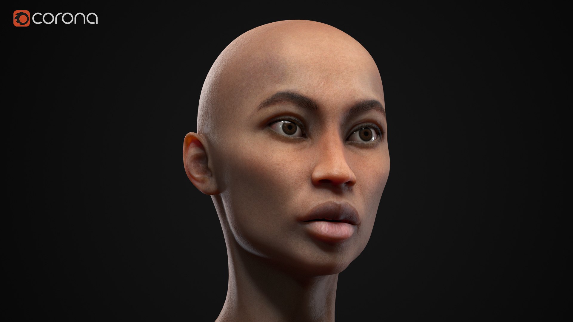 3D Black Woman Body Model - TurboSquid 1719116