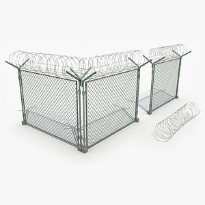 Download Free & Premium Barbed Wire Fence 3D Models | TurboSquid