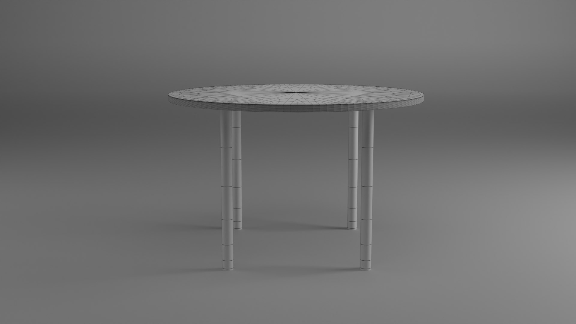 3D Model Simple Circle Table - TurboSquid 1980143