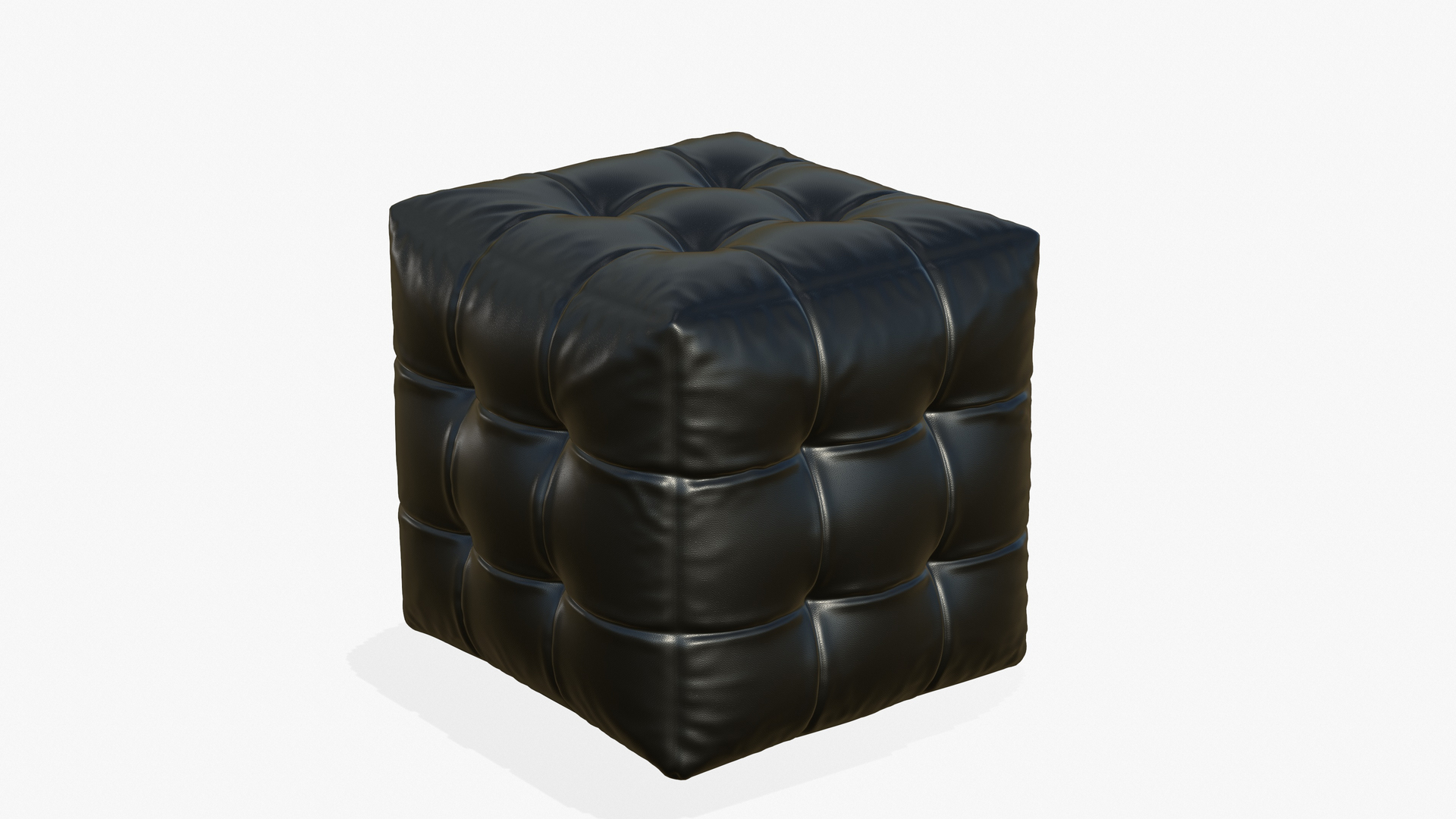 modelo 3d Puf Chesterfield Colección de sofás de cuero - TurboSquid 1895220