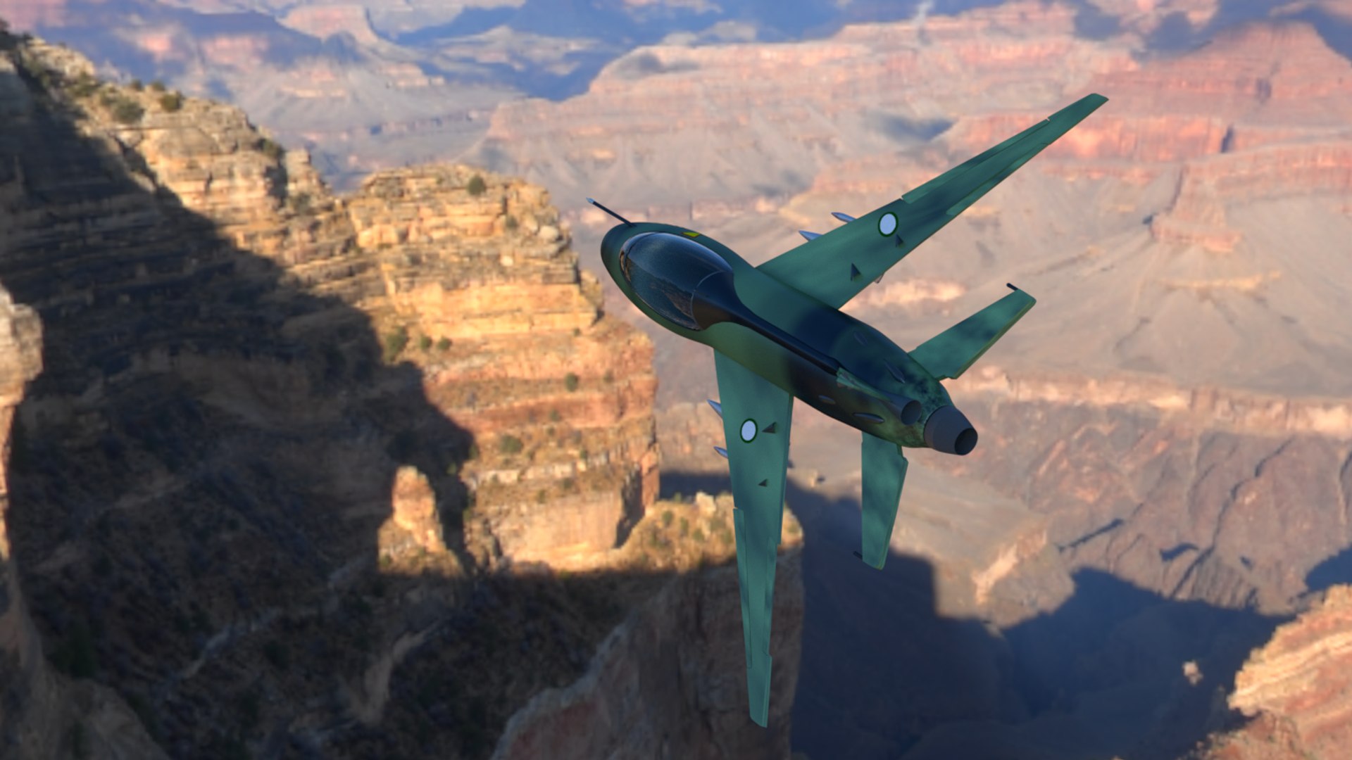 3d Chengdu J7 Fighter Jet Model