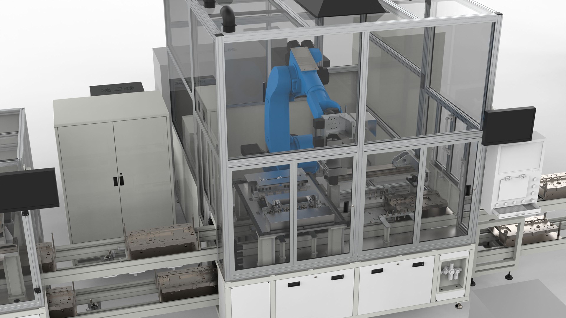 Automatic Lithium Battery Laser Welding And Final Assembly Production ...