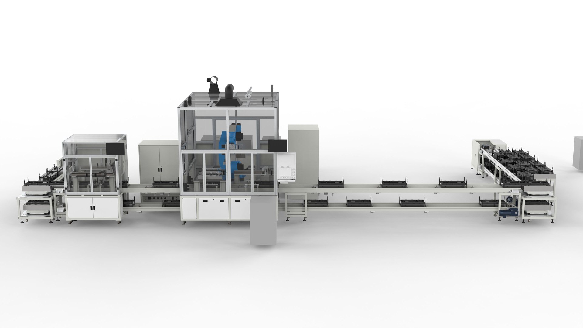 Automatic Lithium Battery Laser Welding And Final Assembly Production ...