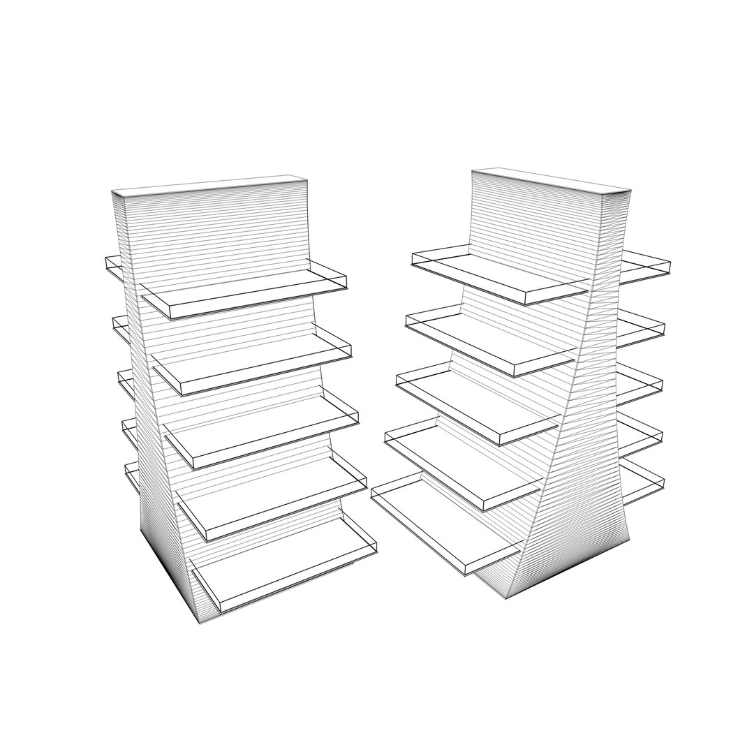 Display Rack 1 3D Model - TurboSquid 1373030