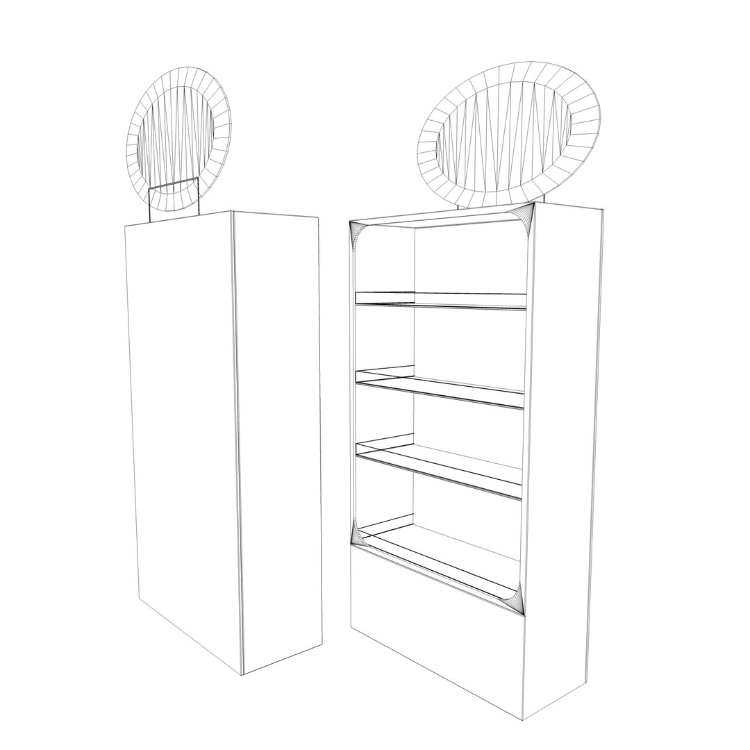 Display Rack 1 3D Model - TurboSquid 1373030