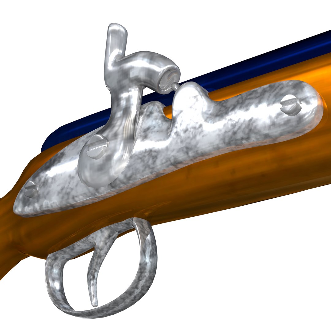 3d Cap Ball Rifle Model