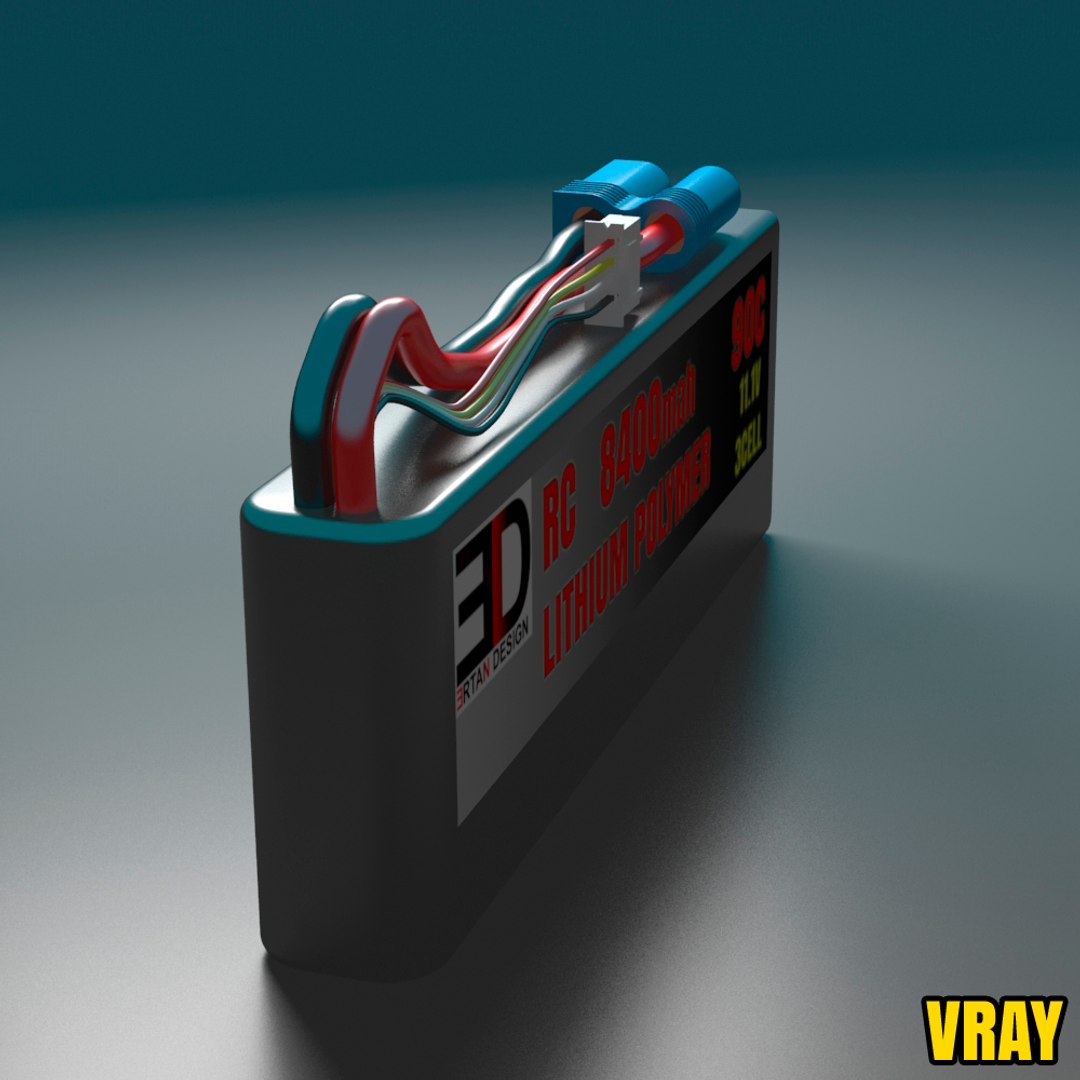 Lithium Polymer 3d Model