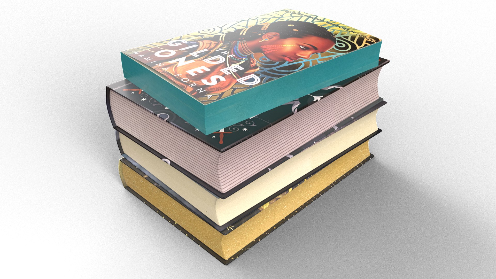 3D Book Fantasy Stack - TurboSquid 1674638
