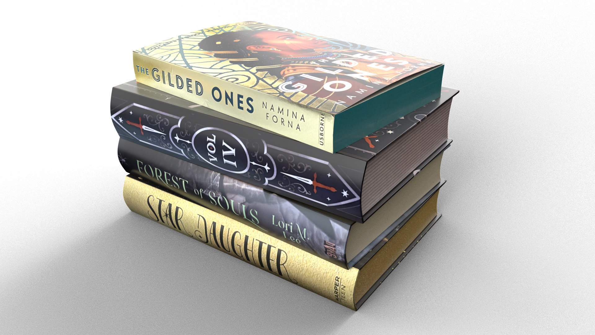 3D Book Fantasy Stack - TurboSquid 1674638