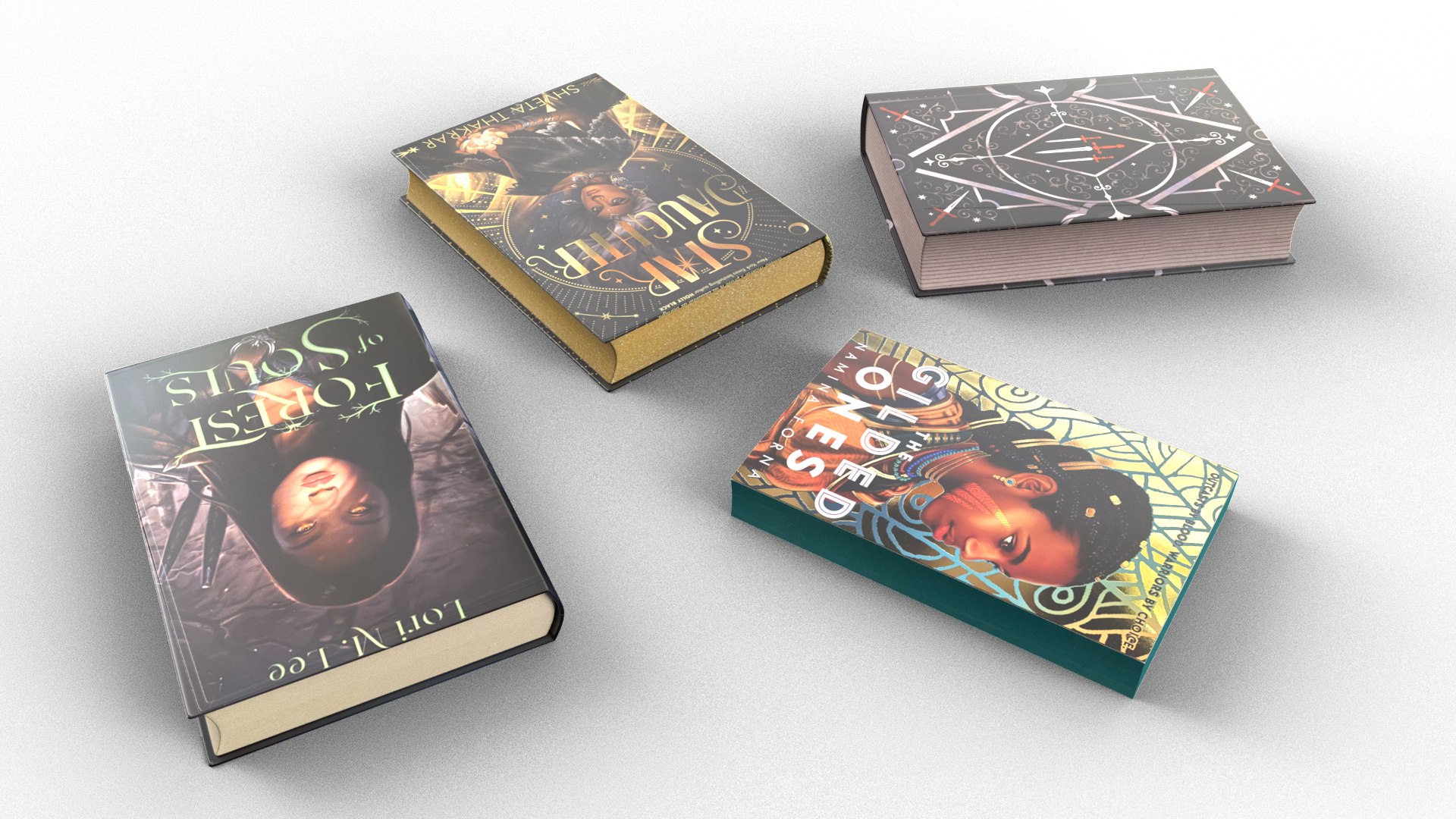 3D Book Fantasy Stack - TurboSquid 1674638