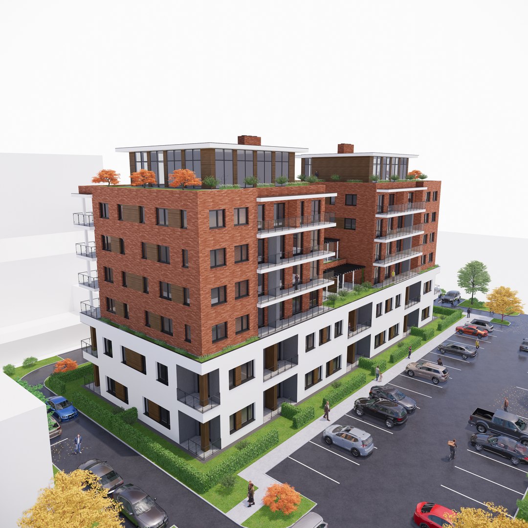 3D Model Flat House 1 - TurboSquid 1862522