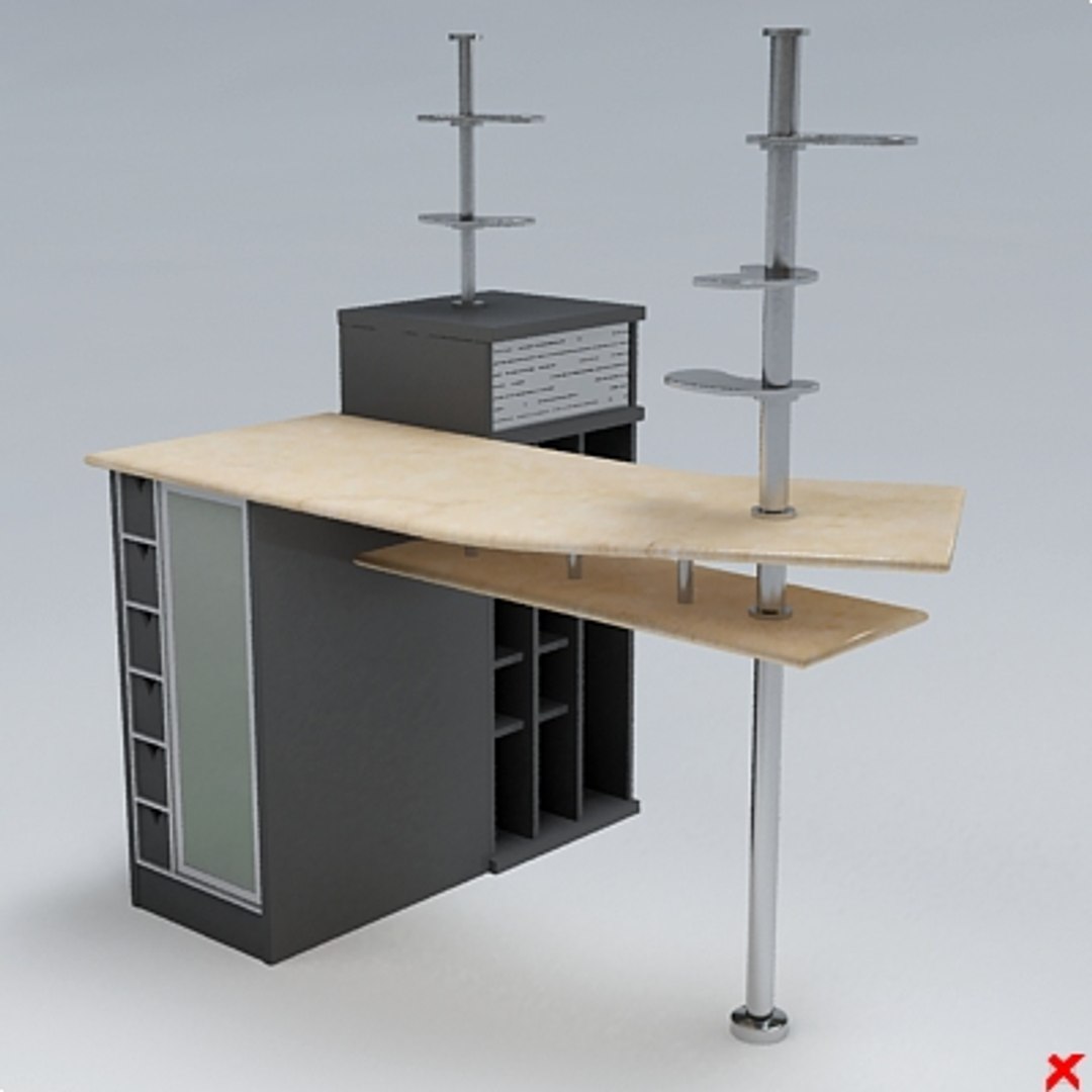 Kitchen Counter 3d Max