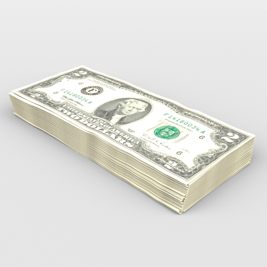 Money dollar cash 3D model - TurboSquid 1666672