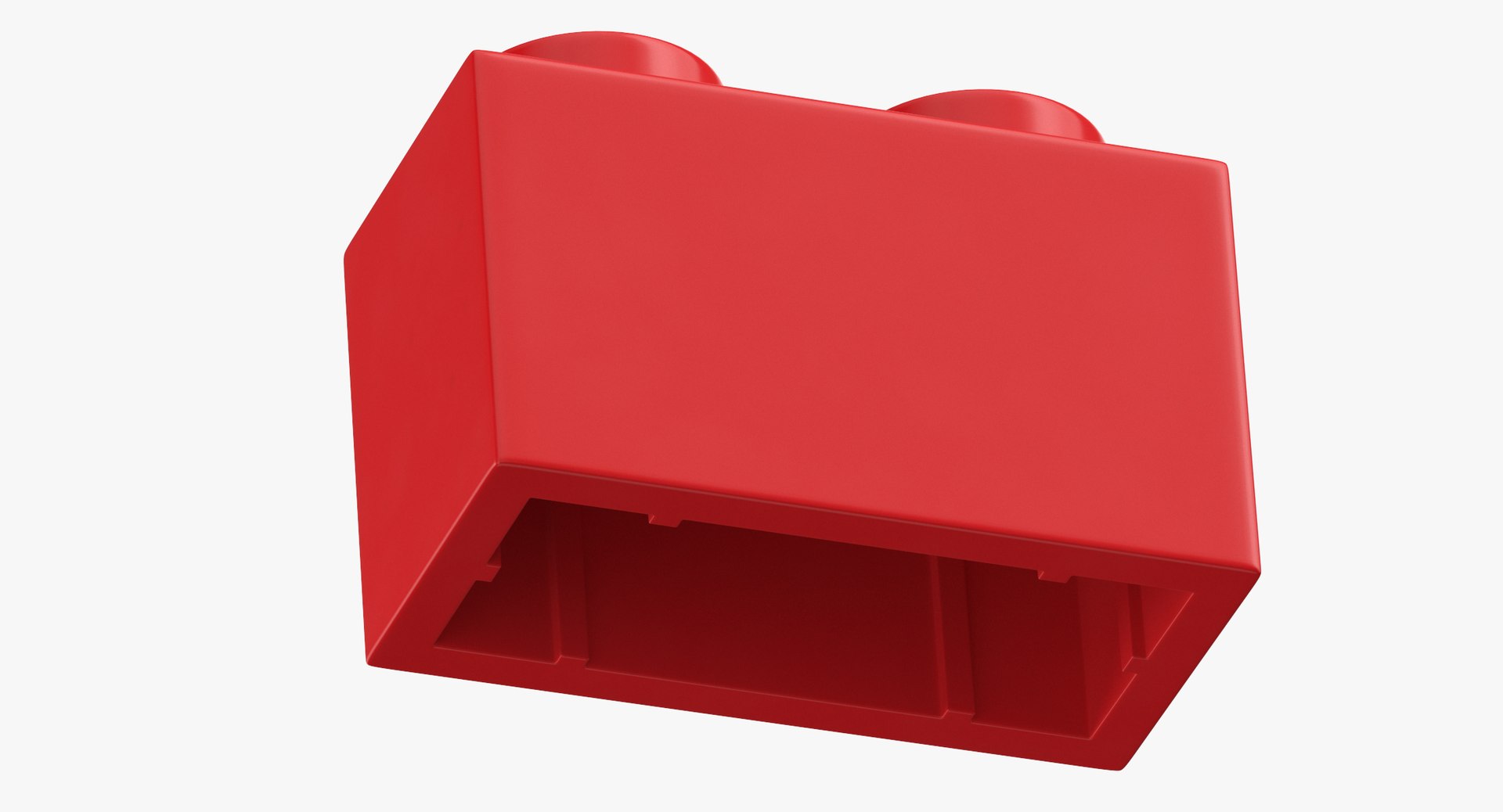 Lego Brick 1x2 Bright 3D Model - TurboSquid 1409553