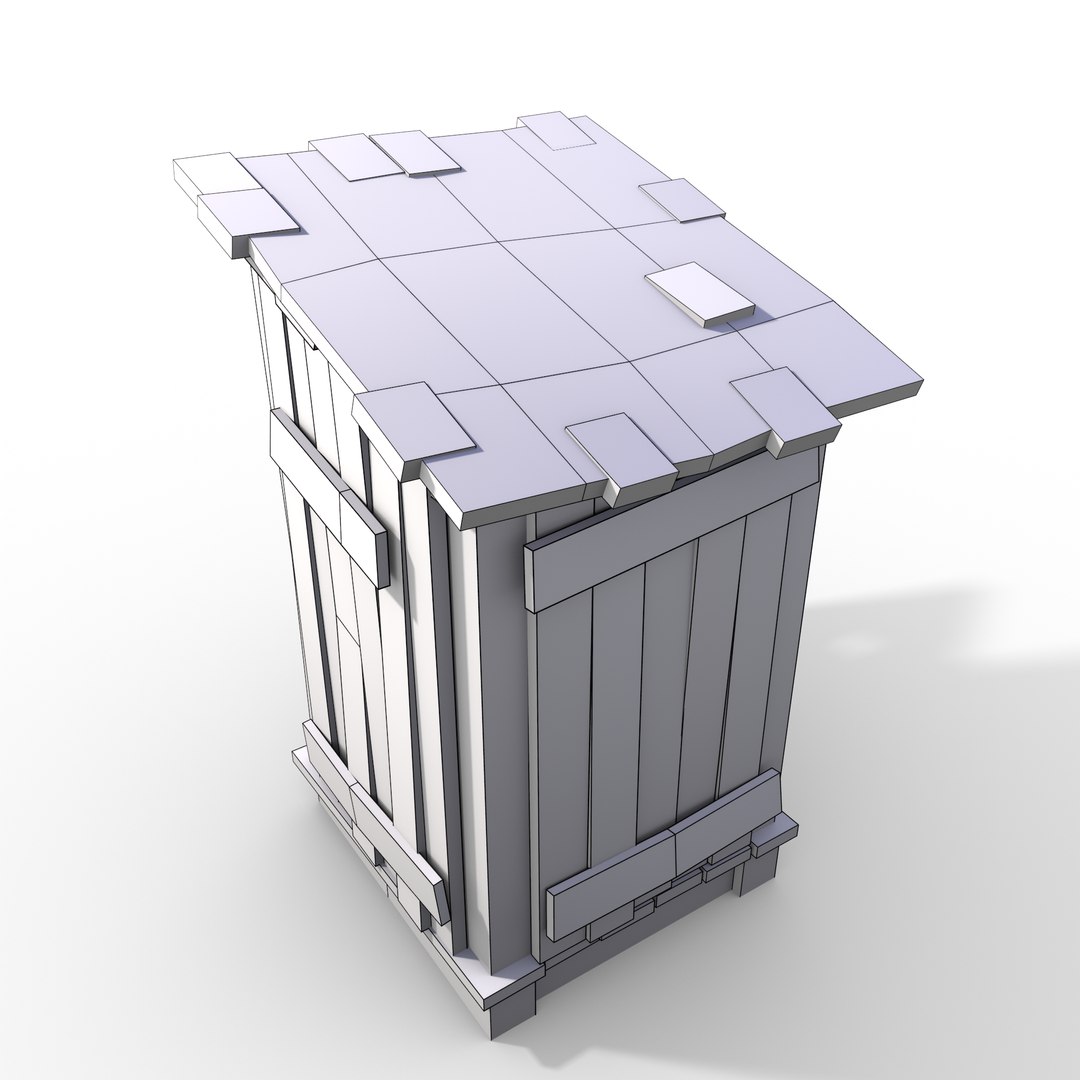 Medieval Outhouse Obj