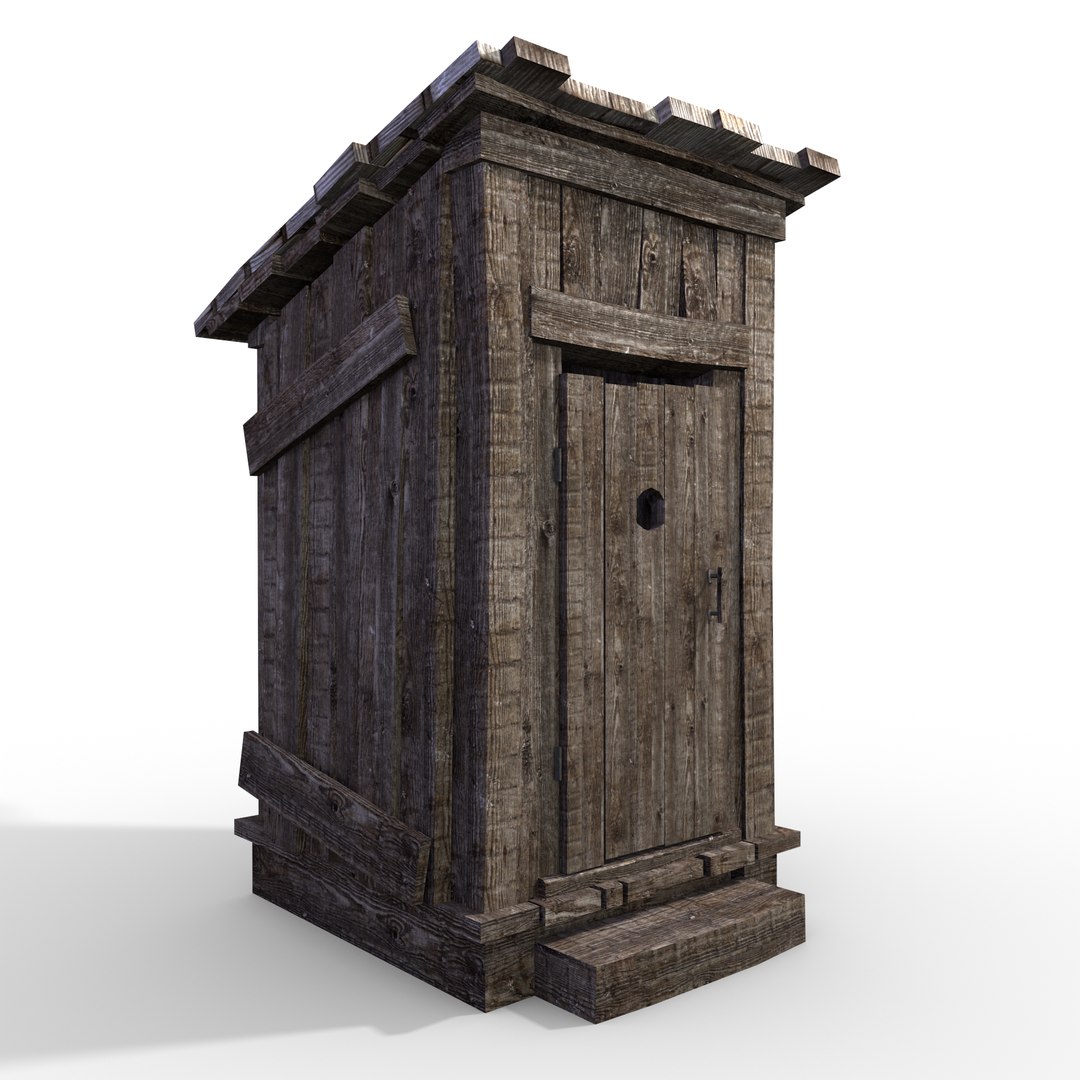 Medieval Outhouse Obj