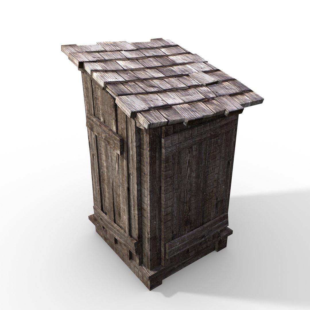 Medieval Outhouse Obj