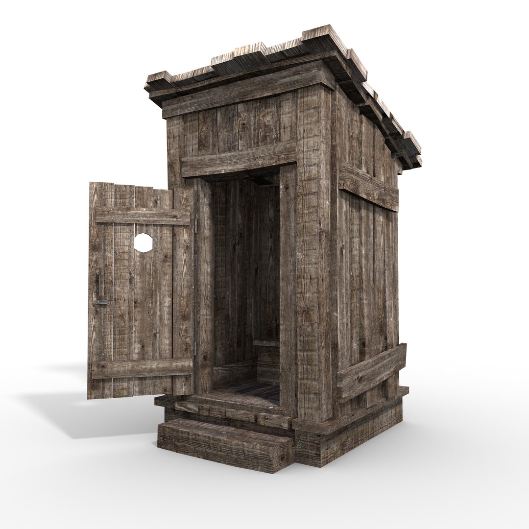 Medieval Outhouse Obj