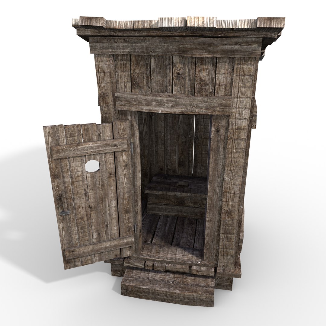 Medieval Outhouse Obj