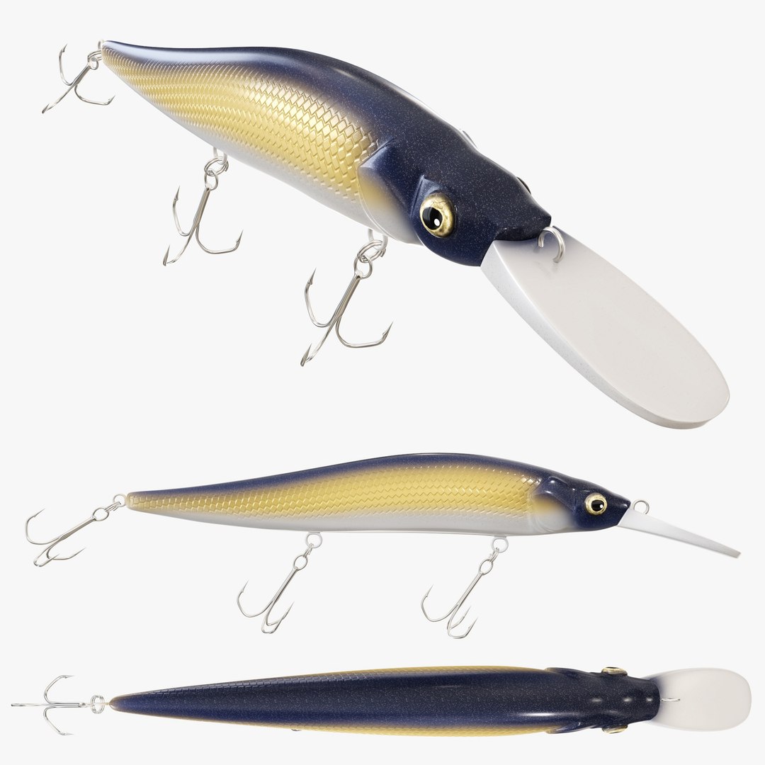 Fishing Lure Minnow 3D Model - TurboSquid 1645068