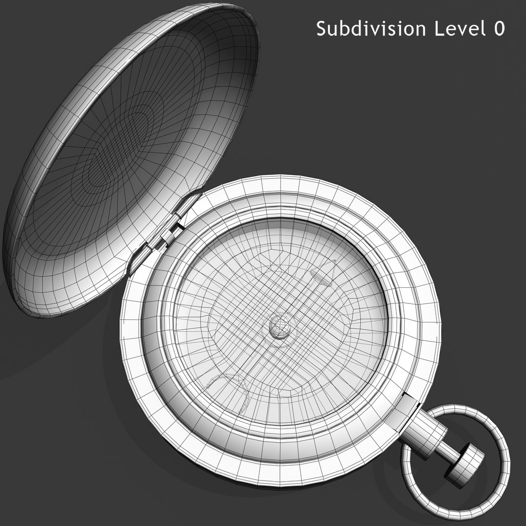 3d Solid Brass Compass
