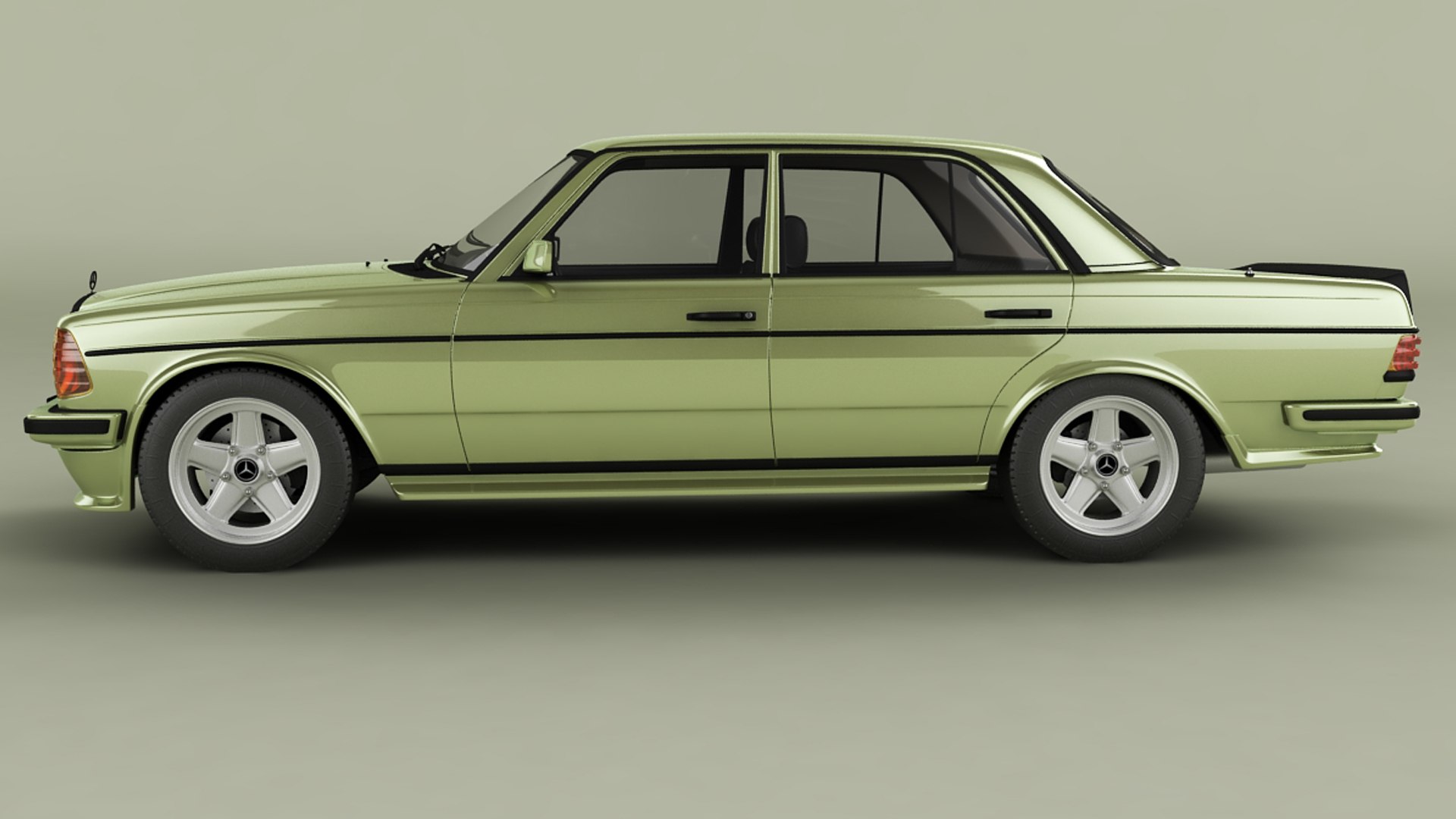 Mercedes-Benz W123 AMG 3D model - TurboSquid 2097547