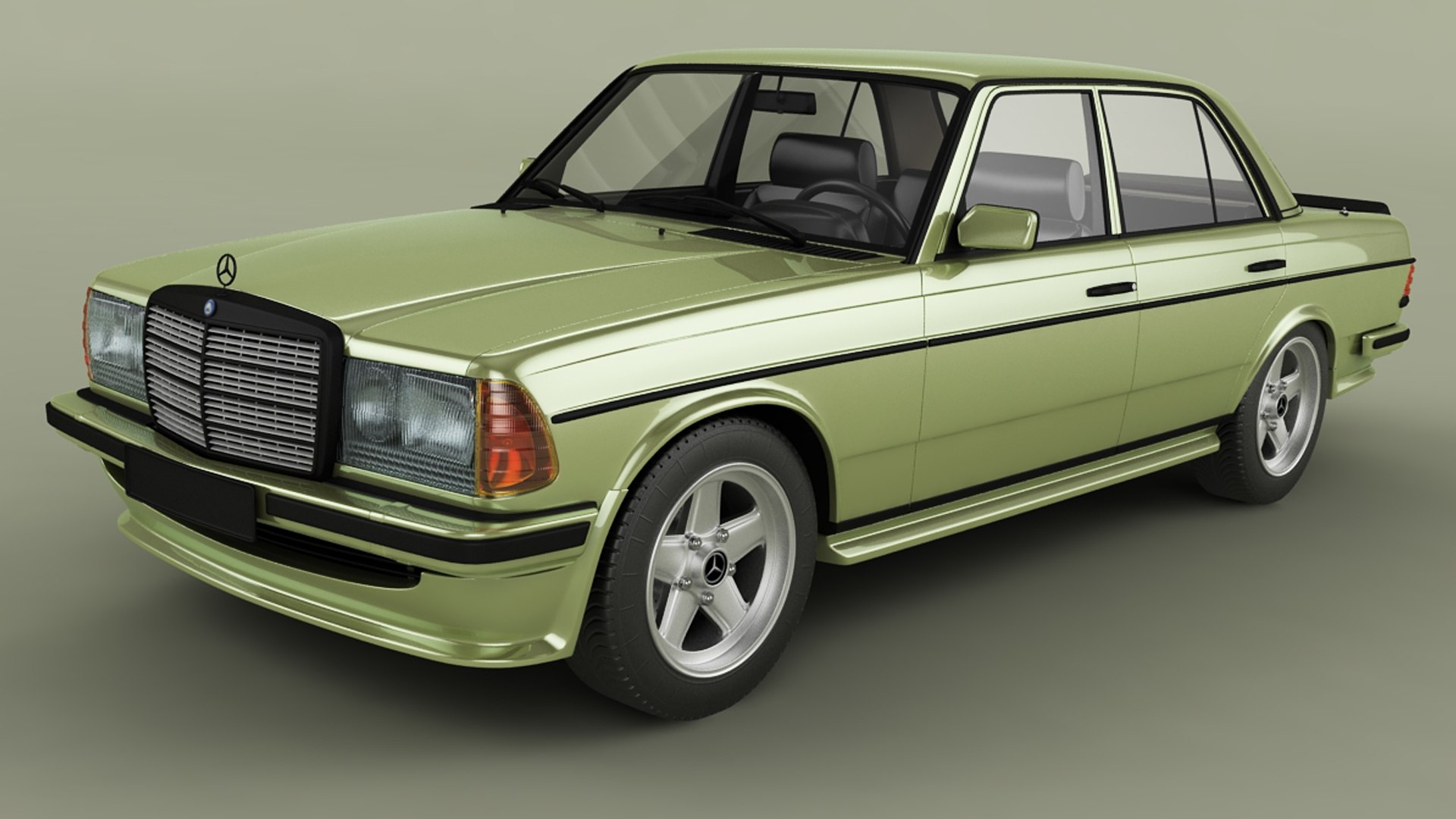 Mercedes-Benz W123 AMG 3D Model - TurboSquid 2097547
